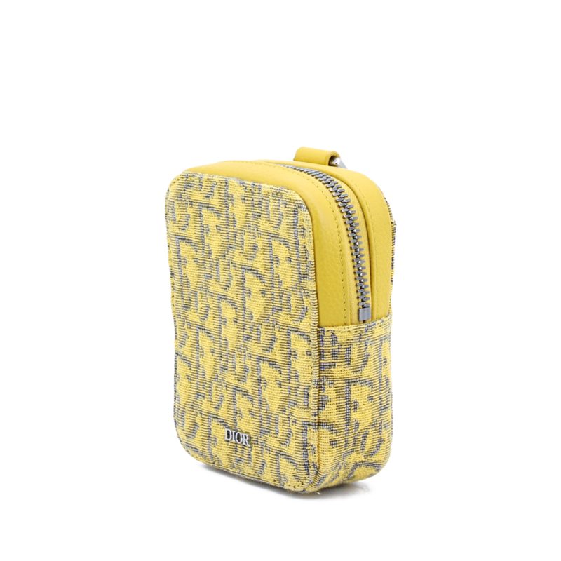 Oblique Yellow Nano D Touch Vertical Pouch - Second Chance Bag